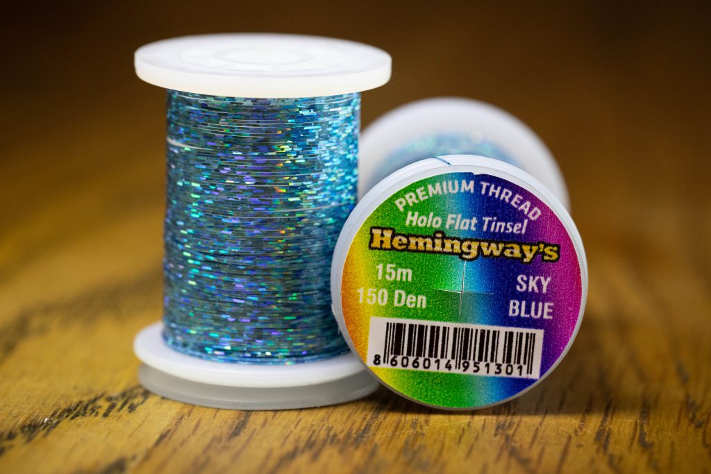 Hemingway's Holo Flat Tinsel - Stream and Sea
